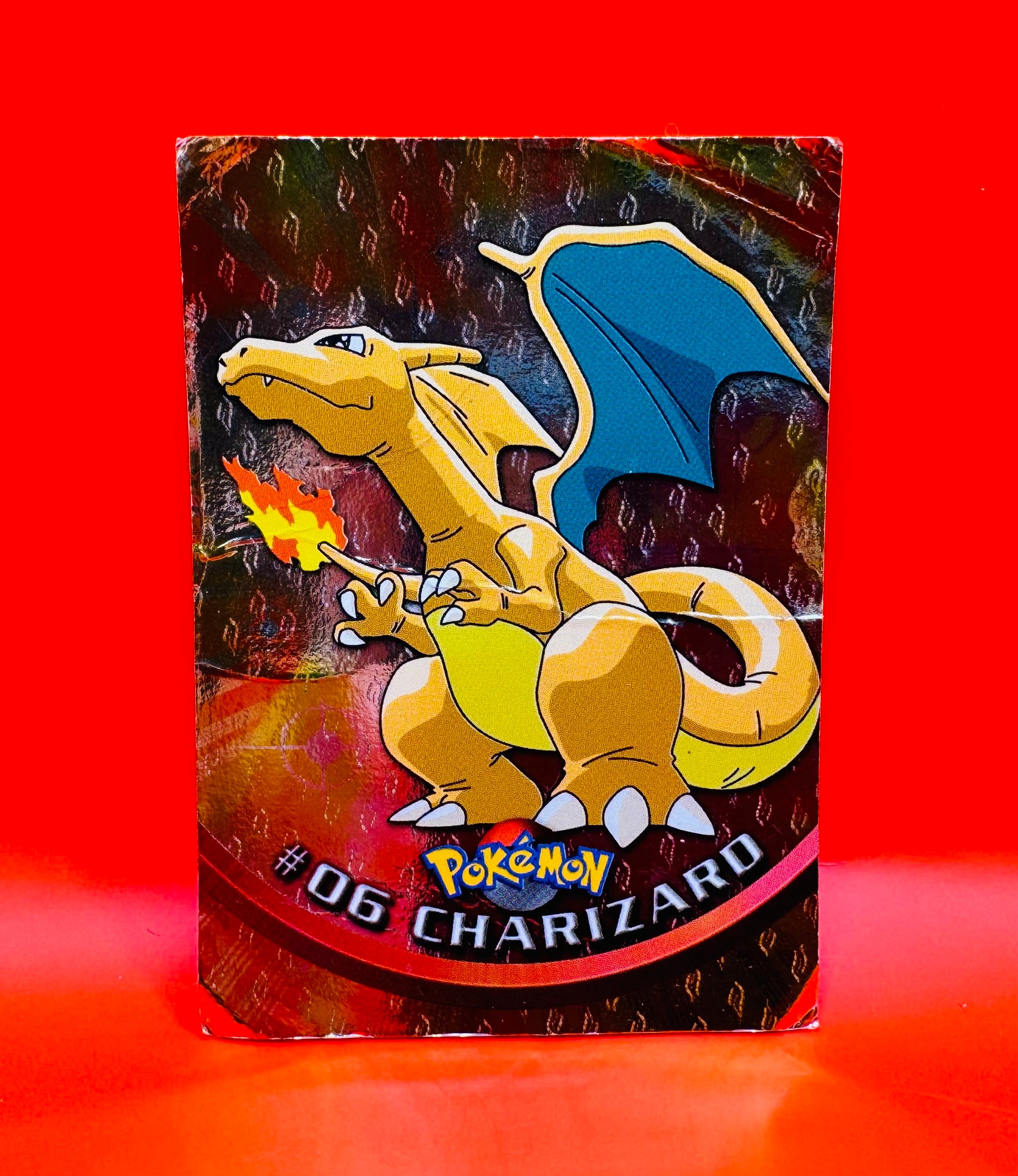 1999 Topps Pokemon TV Animation Series Foil Card #06 Charizard