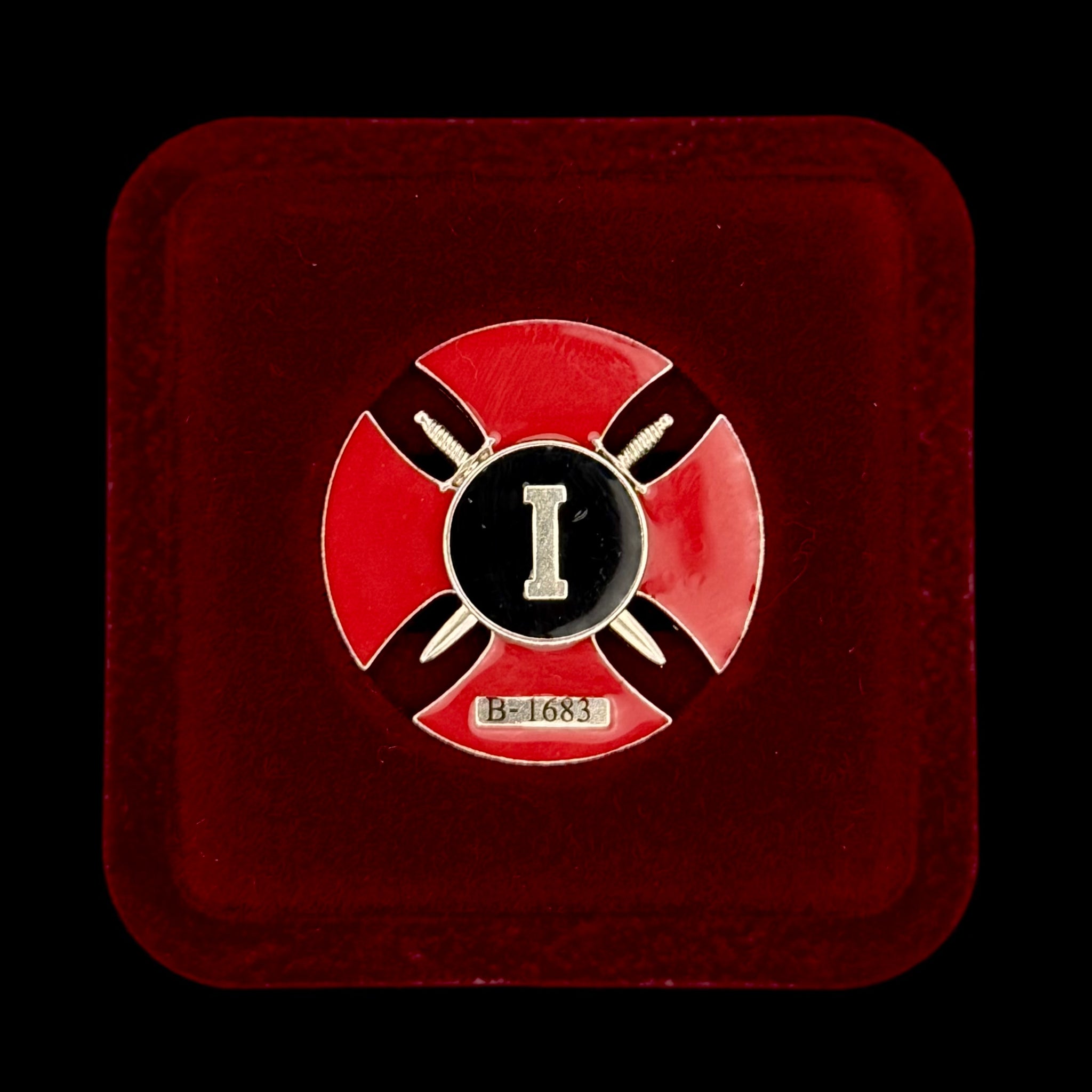 PMC Wagner 1st Wound Cross Badge with Original Case – Official Issue,
