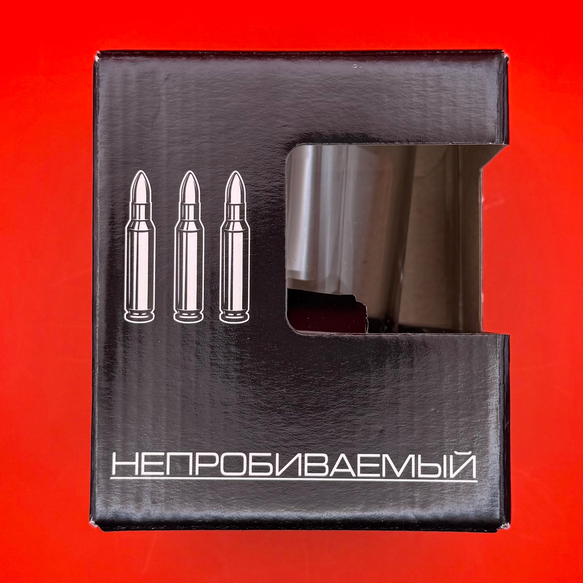 Russian Bulletproof Whiskey Glass Tactical Barware